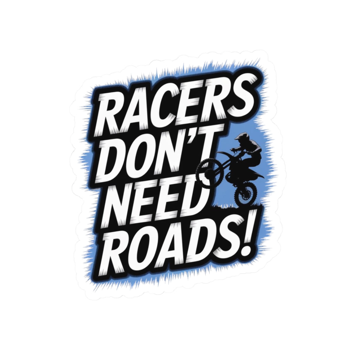 Motocross Sticker Vinyl Dirt Bike Racing Off-Road Motorcycle Decal for ...