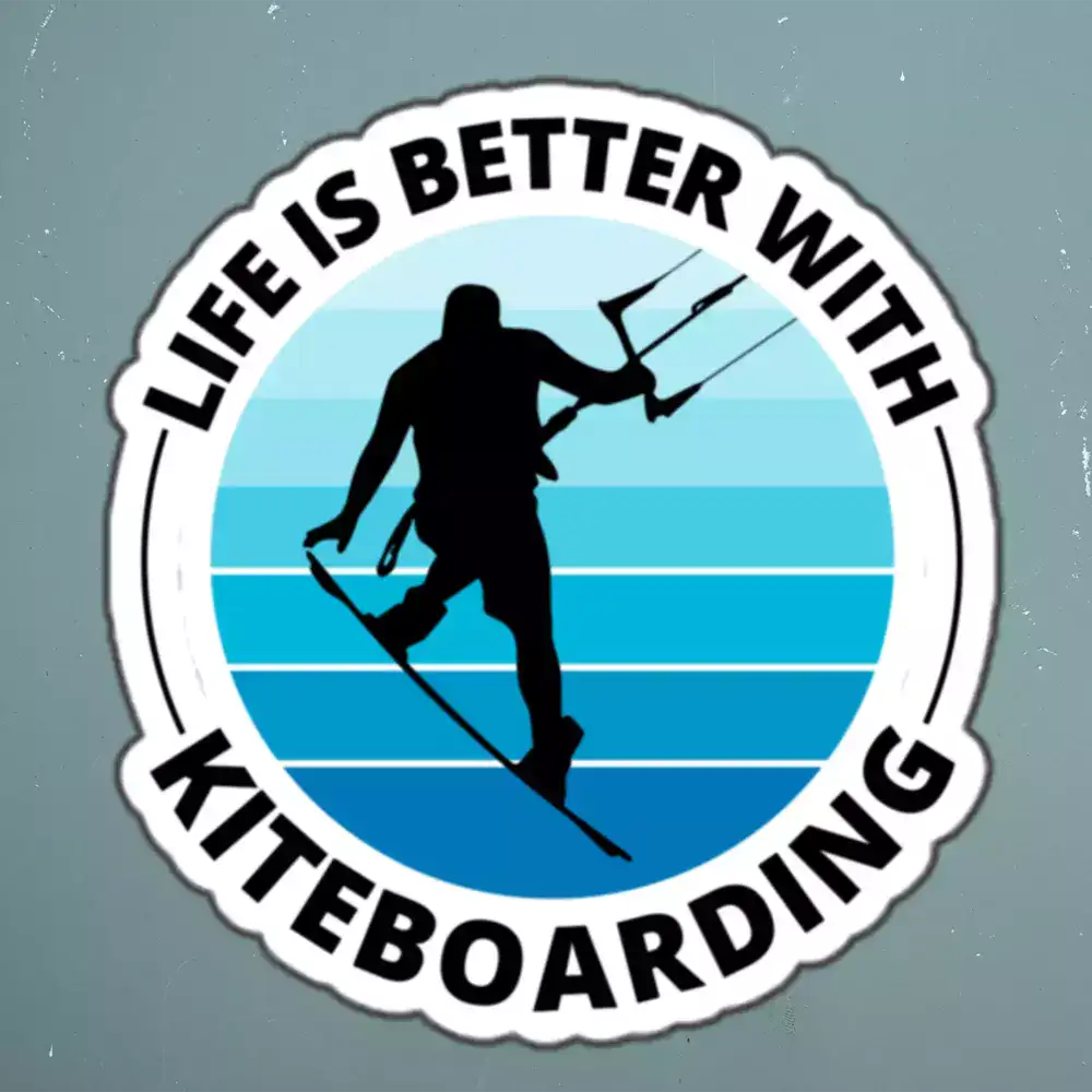 Life is better with Kitesurfing Stickers – Teeoutdoor