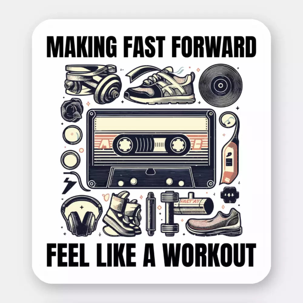 80s Workout Cassette Tape Design | Nostalgic Fitness – Teeoutdoor