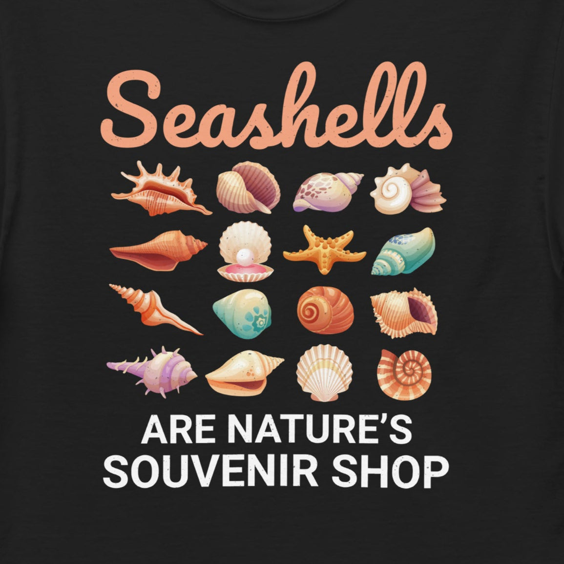 Seashell Collector T-Shirt – Celebrate Nature’s Souvenirs with ...