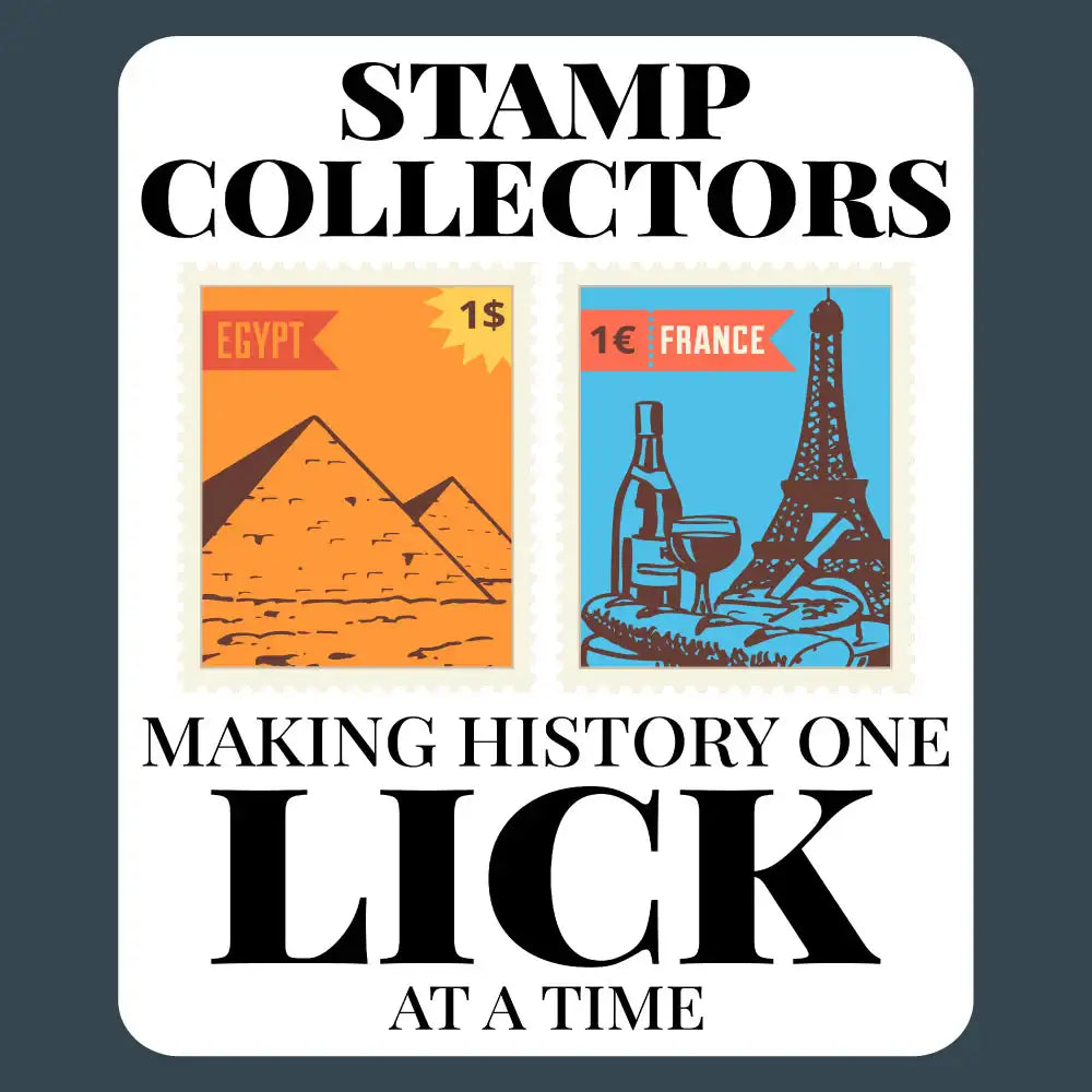 Stamp Collecting Sticker: Crafting History Through Philately, One Lick ...