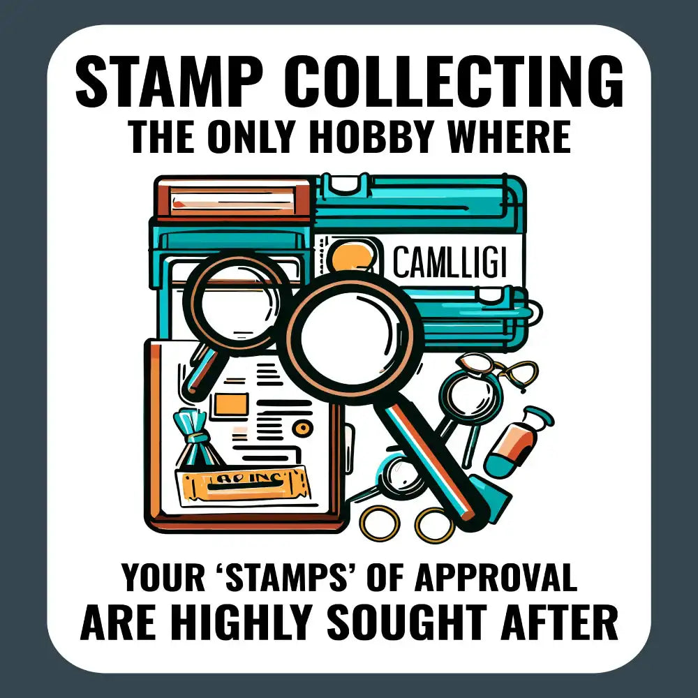 Stamp Collecting Sticker: Where 'Stamps' of Approval Are Treasured ...