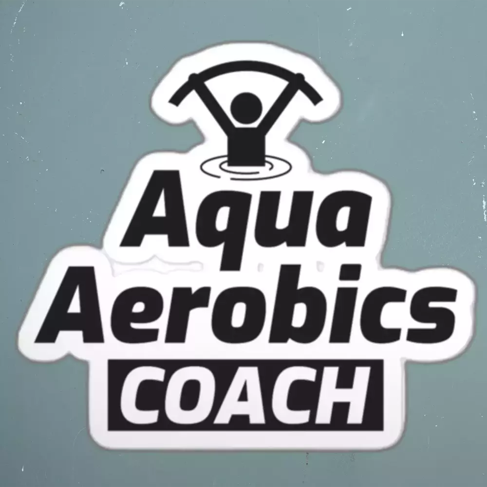 Water Aerobics Stickers | Aqua Fitness, Water Workout, Pool Exercise ...