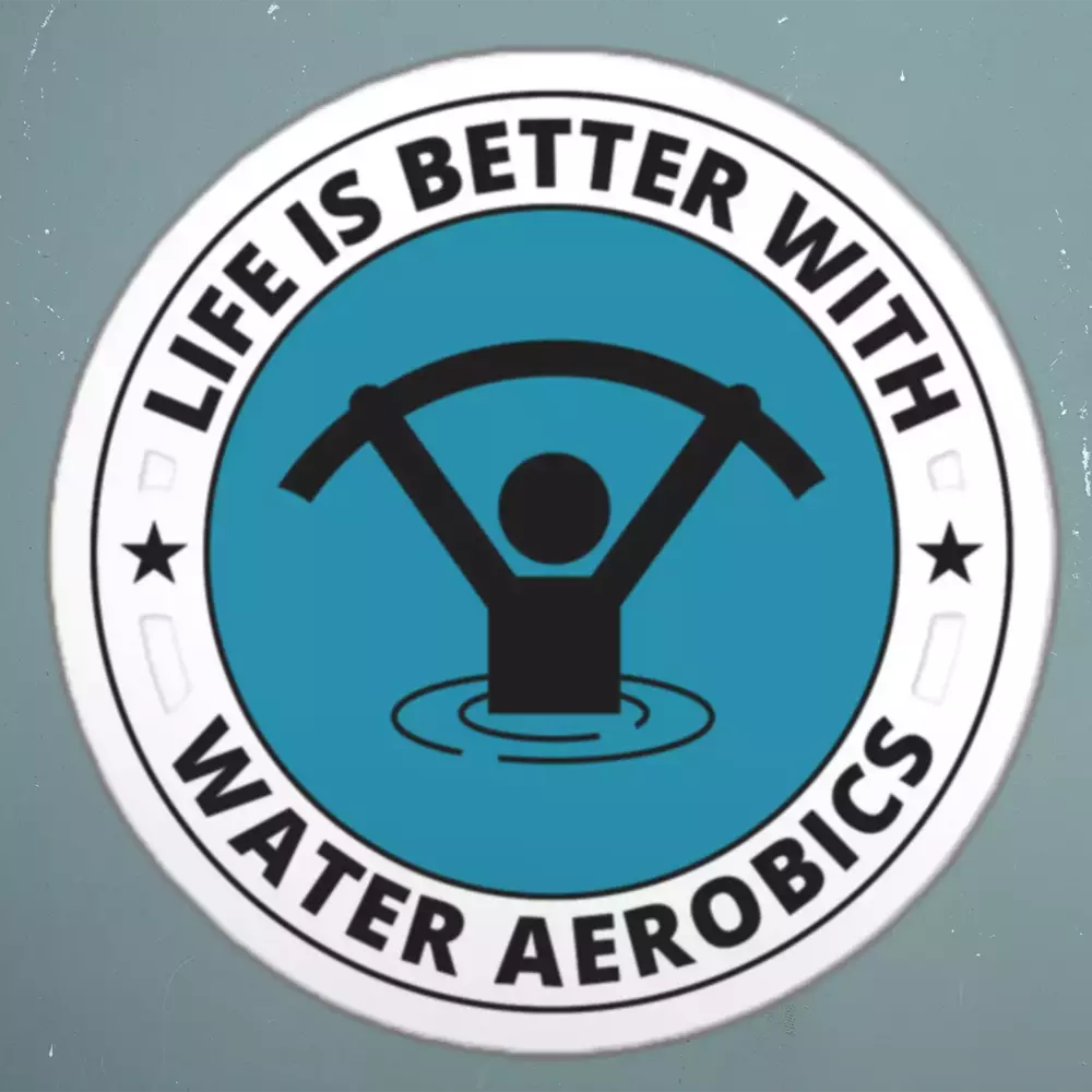 Water Aerobics Stickers | Aqua Fitness, Water Workout, Pool Exercise ...