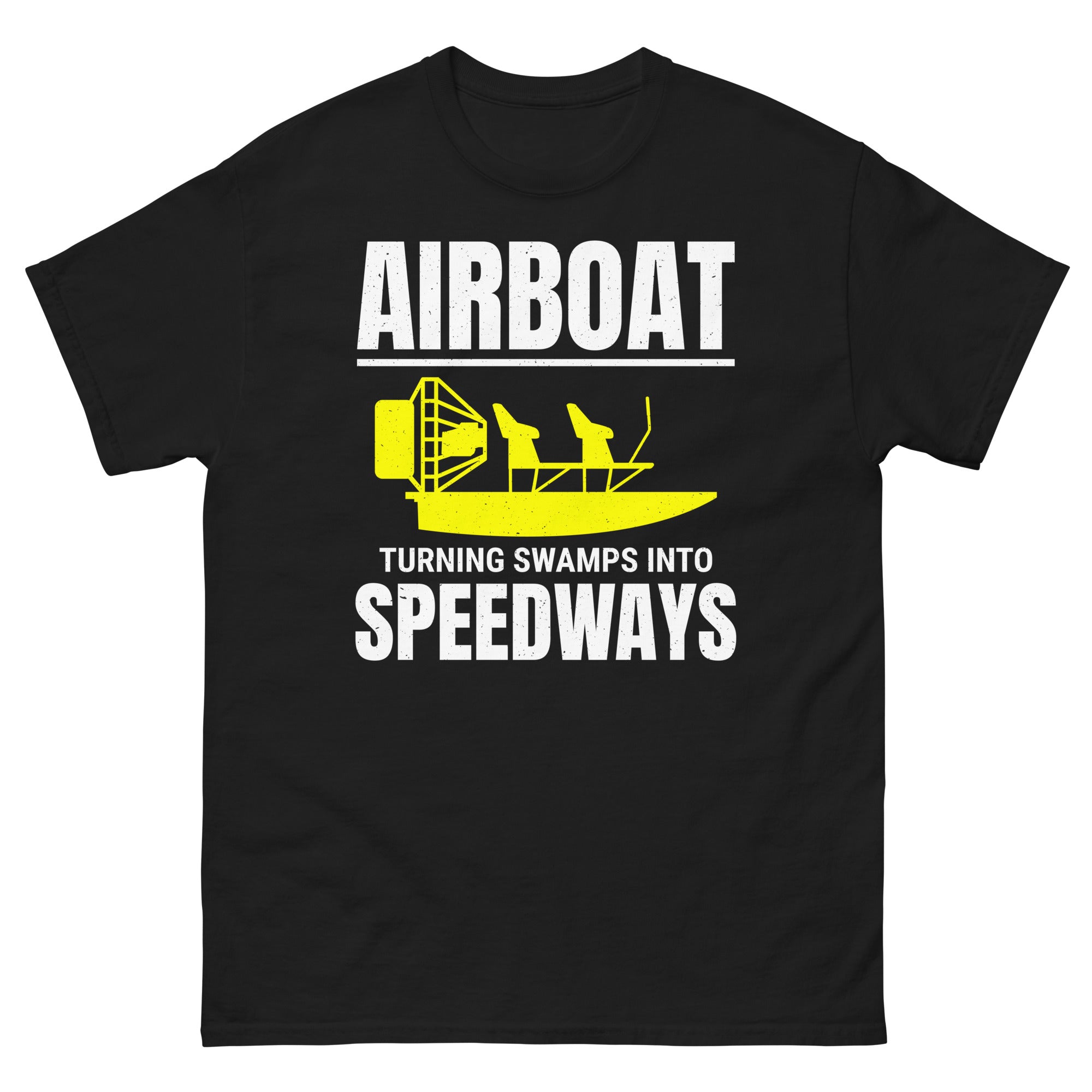 Airboat Speedways T-Shirt: Swamp Navigation Apparel – Teeoutdoor