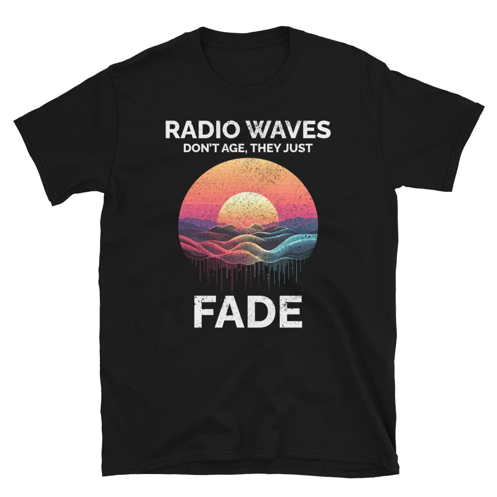 Sunset Radio Waves Ham Operator T-Shirt - Timeless Beauty – Teeoutdoor