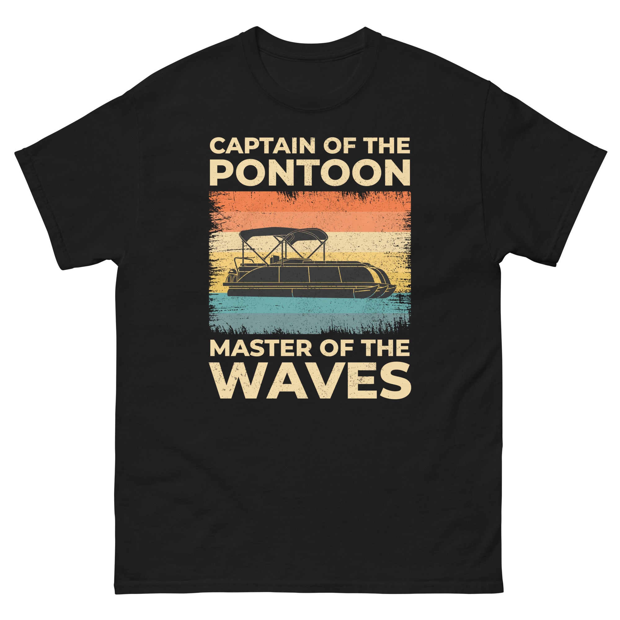 Pontoon Captain T-Shirt: Master the Waves in Style! – Teeoutdoor
